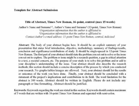 Extended Abstract Format | AFOBMCIS